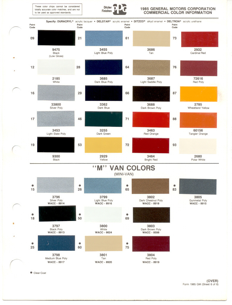 Truck Codes Gmc