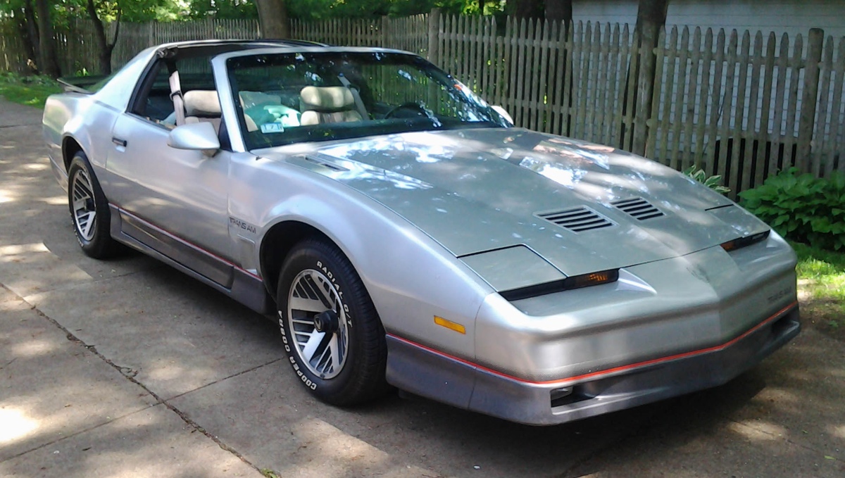 Silver 1985 GM Pontiac Firebird Trans Am Paint Cross Reference